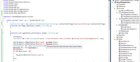 c cannot access field id from aspx to cs stack overflow