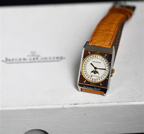 Jaeger Lecoultre Steel Tank Moon Phase Quartz 400620 W Box Sold