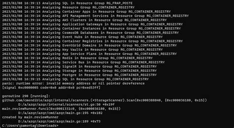 Crash Nil Pointer During Storage Accounts Scan · Issue 29 · Azureazqr