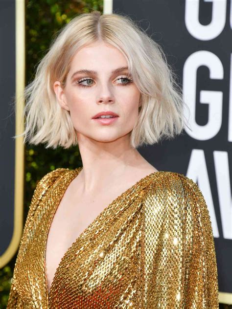 Bleach Blonde Long Bob