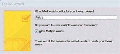 How To Create A Multi Column Lookup List In MS Access