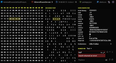 Search Returned An Error · Issue 149 · Microsoftvscode Hexeditor