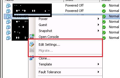 The Diary Of A Networker Migrate Option Grayed Out While Trying To VMotion A VM