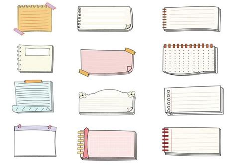 Notebook Tabs Vector Art Icons And Graphics For Free Download