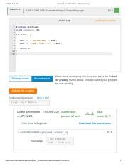 Section Lab CIS C Programming I Pdf AM Section CIS C