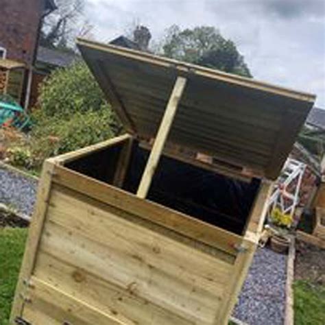 Wooden Compost Bin Made From High Pressured Treated Wood