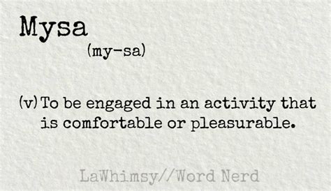Word Nerd Mysa Lawhimsy
