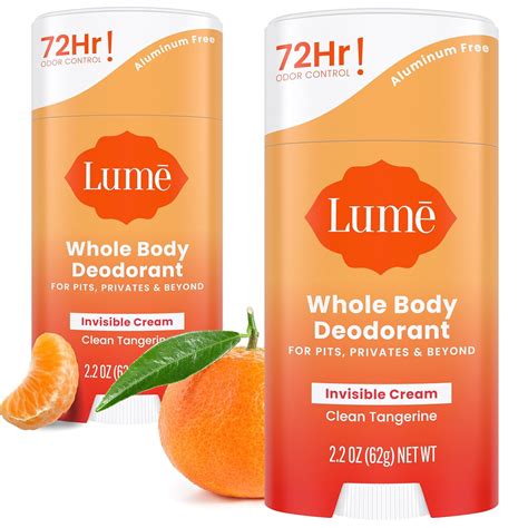 Best Deodorant Lume Whole Body Deodorant Clean Tangerine Review