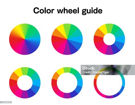 Color Picker Circle Design Material And 12 Hue Set Stock Illustration Download Image Now