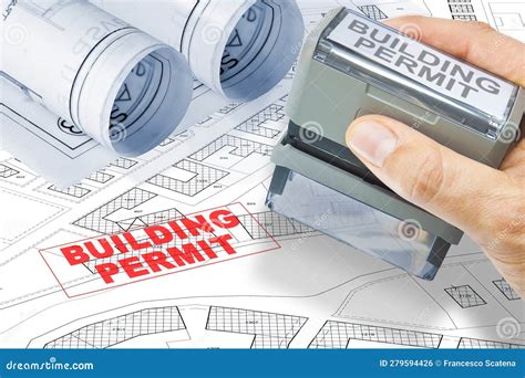 Imaginary General Urban Plan And Cadastral Map With Indications Of