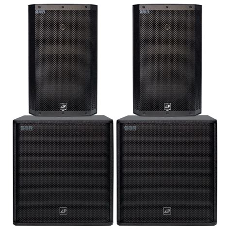Lane Professional Passive Pa Speaker System Combo 2200w Sbr Pro Sound