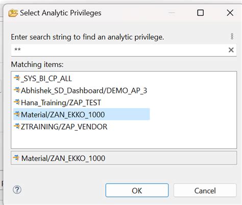 Elucidation Of Analytic Privileges Under User Mana Sap Community