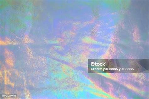 홀로그램 배경입니다 실버 메탈릭 무지개 빛깔의 배경파스텔 컬러 홀로그램 텍스처 핑크 바이올렛 실버 컬러컬러 크롬 패브릭 아이폰 바탕 화면 홀로그래픽에 대한 스톡 사진 및