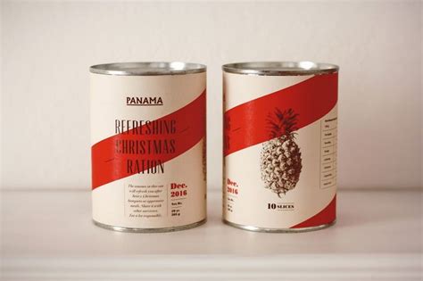 Refreshing Christmas Ration Packaging