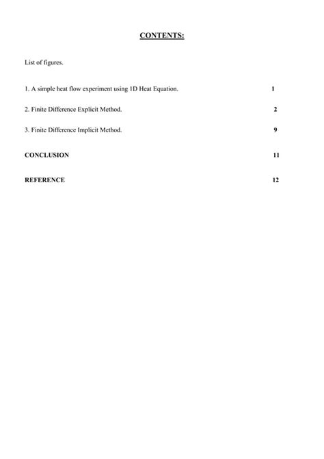 Projectwork On Different Boundary Conditions In Fdm Pdf