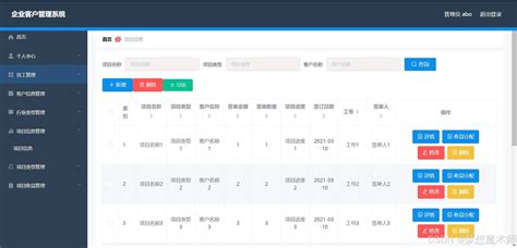 Springbootvue企业客户管理系统（前后端分离） Csdn博客