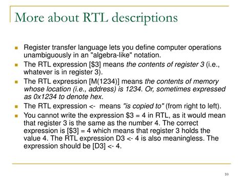 Ppt Comp201 Computer Systems Register Notation Powerpoint