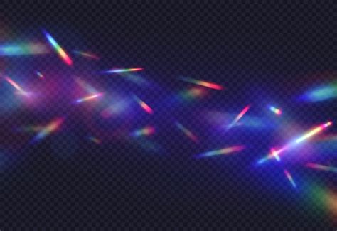 Premium Vector Refraction Of Light Realistic Background