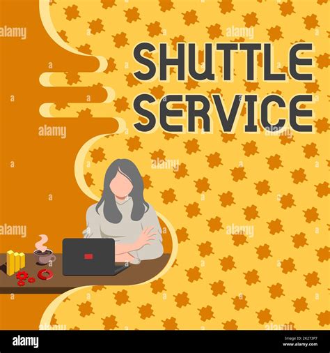 Handwriting Text Shuttle Service Concept Meaning Intended To Shuttle Passengers Between Two