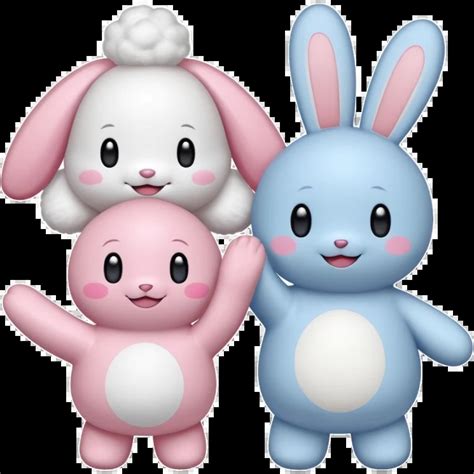 Kirby And Cinnamoroll High Fiving Emoji Ai Emoji Generator
