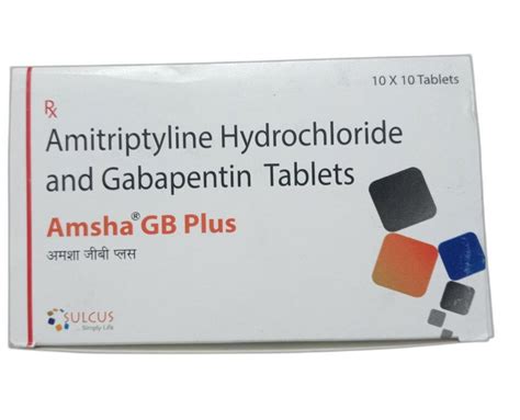 Amitriptyline Hydrochloride Gabapentin Tablet At ₹ 19275stripe Gabapin In Surat Id