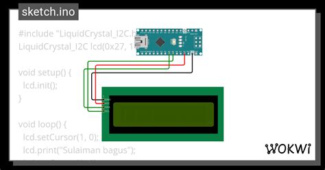 16x2 Wokwi Esp32 Stm32 Arduino Simulator