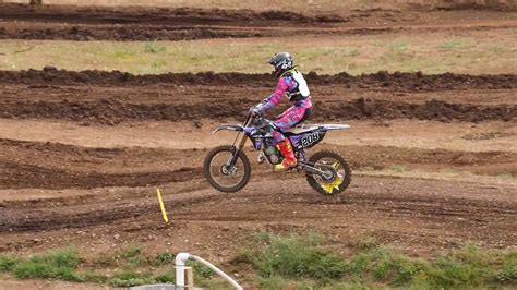 8 12 2018 Ridge Mx Jocelynn Smith 2nd Moto Best Womens Race Youtube