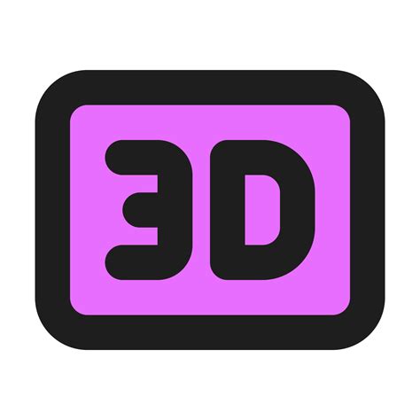 3d Flat Color Outline Icon 10332117 Png