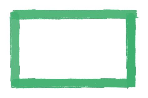 Premium Vector Green Highlight Frame Rectangle Vector Illustration