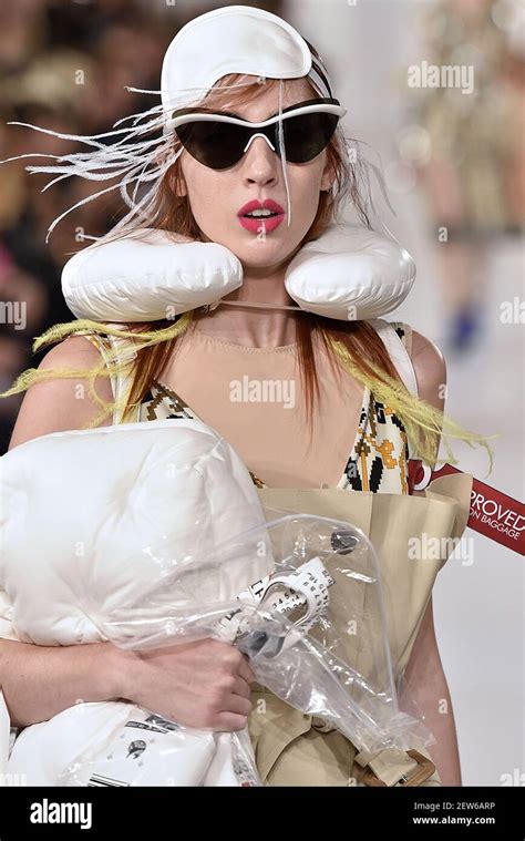 Model Teddy Quinlivan Walks On The Runway During The Maison Margiela