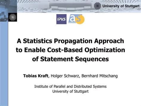 ppt a statistics propagation approach to enable cost based