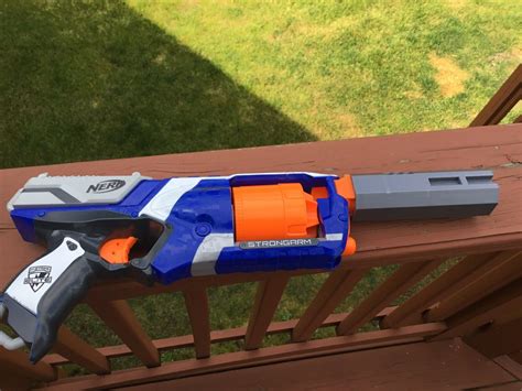 Nerf Strongarm Compatible Barrel Muzzle Adapter Attachment Only Easy Sswi Mod So Sick With It