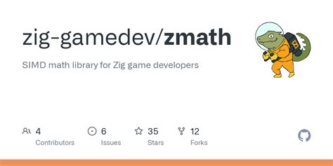 GitHub Zig Gamedev Zmath SIMD Math Library For Zig Game Developers