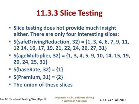 Ppt Csce 747 Software Testing And Quality Assurance Powerpoint