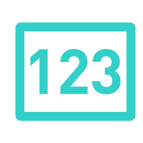 numerical value vector icons free download in svg png format