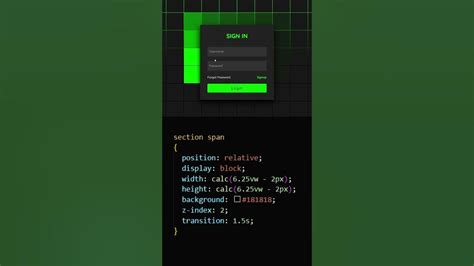 Epic Hacker Login Animation Using Pure Css 🔐 Coding Html Htmlcss Youtube