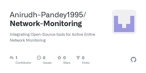 GitHub Anirudh Pandey1995 Network Monitoring Integrating Open Source