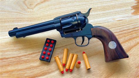 Realistic Revolver Toy Gun Unboxing Western Cowboy Revolver M1873 Quality Metal Weapons Youtube