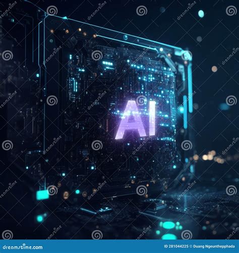 Ai Artificial Intelligence And Data Science Technology Brain Machine Learning 3d Rendering