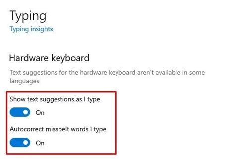 How To Enable Text Prediction For Hardware Keyboard On Windows