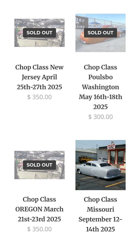 Chop Class With Joel Davis