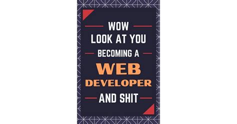 Web Developer Ts Blank Lined Journal Notebook An Appreciation Thank You And Funny T For