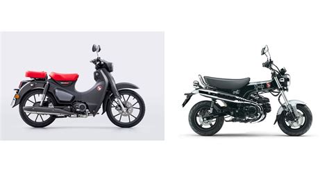 Motorrad Vergleich Honda Super Cub C 125 2024 Vs Honda Dax 125 2025