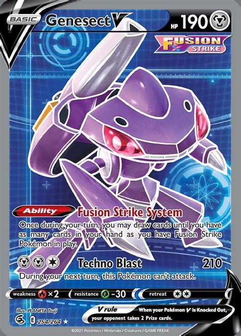 Genesect V Swsh8 254 Pokemoncard