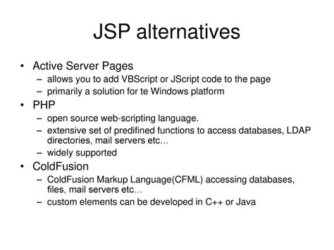 Introduction Servlets And Jsp Ppt Download