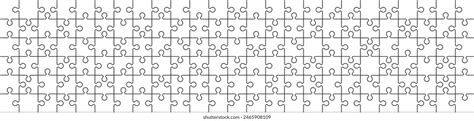 Puzzle Template Pieces Images Stock Photos D Objects Vectors Shutterstock
