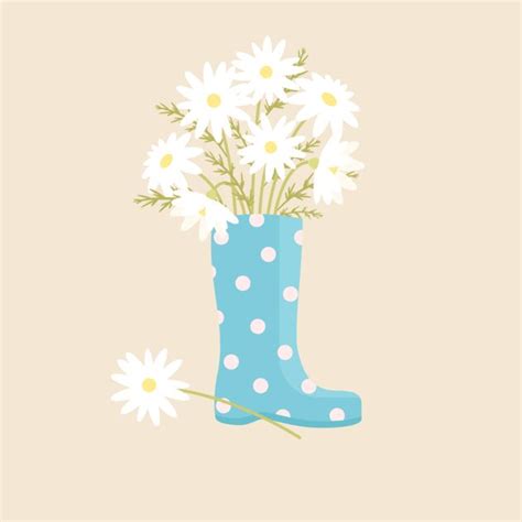 How To Create An Adorable Rain Boot With Daisies In Adobe Illustrator