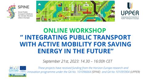 Integrating Public Transport With Active Mobility Online Workshop Civitas