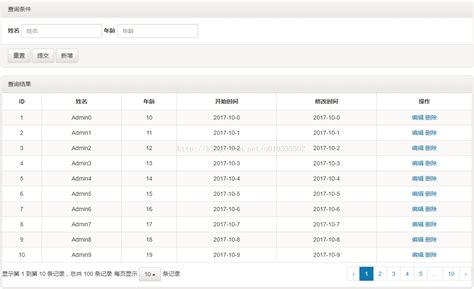 bootstrap table获取并展示数据列表 bootstraptable展示嵌套的list csdn博客