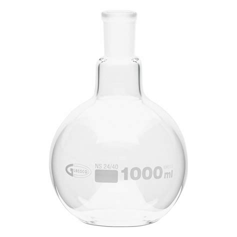 Borosilicate Glass 1 L Capacity Ml Boiling Flask 207jp3 Ffb058 1000 Grainger
